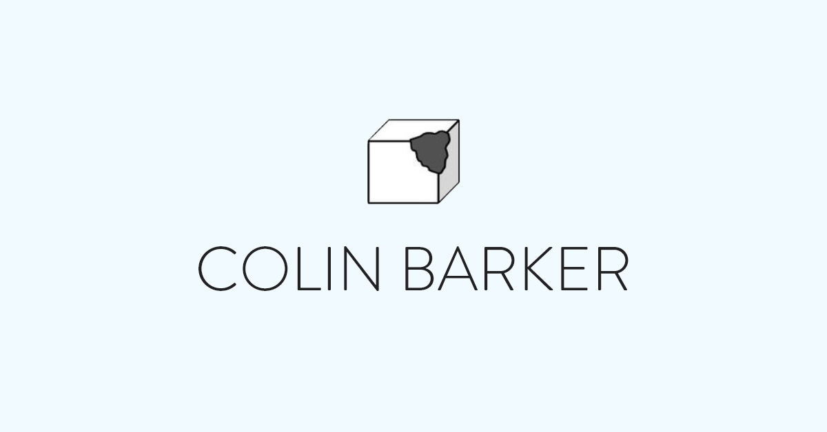 Home | Colin Barker Creating